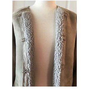 J. Crew | Jackets & Coats | Jcrew Reversible Shearling Jacket Size S ...